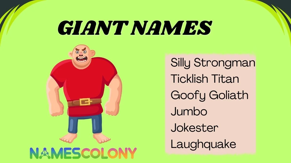 154+ Giant Names That Will Make You Stand Out in 2026 💪